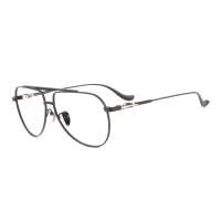 China Latest Ultra Light Pure Titanium Optical Prescription Good Quality Double Glass Frame Motorcycle Medical Glasses Frame for Women for sale