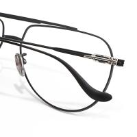 China Latest Ultra Light Pure Titanium Optical Prescription Good Quality Double Glass Frame Motorcycle Medical Glasses Frame for Women for sale
