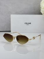 China Scratch Resistant Vacuum Gold Plated Alloy Metal Frame Sunglasses with UV400 Gradient PC Lenses and Adjustable Soft Silicone Nose Pads for sale