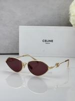 China Scratch Resistant Vacuum Gold Plated Alloy Metal Frame Sunglasses with UV400 Gradient PC Lenses and Adjustable Soft Silicone Nose Pads for sale