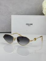 China Scratch Resistant Vacuum Gold Plated Alloy Metal Frame Sunglasses with UV400 Gradient PC Lenses and Adjustable Soft Silicone Nose Pads for sale