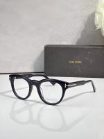China TM FORD FT6121-B Women Retro Round Cat Eye Eyeglasses, Thick Acetate Optical Frame, Signature T Metal Logo, Prescription Ready Multiple Colors for sale