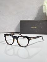 China TM FORD FT6121-B Women Retro Round Cat Eye Eyeglasses, Thick Acetate Optical Frame, Signature T Metal Logo, Prescription Ready Multiple Colors for sale