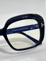 China Tm Ford TF6096-B Oversized Square Eyeglasses, Luxury Acetate Prescription Glasses for Women Men, Signature T Logo Optical Frame Multiple Colors Prescription for sale