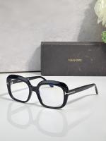China Tm Ford TF6096-B Oversized Square Eyeglasses, Luxury Acetate Prescription Glasses for Women Men, Signature T Logo Optical Frame Multiple Colors Prescription for sale