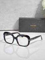 China Tm Ford TF6096-B Oversized Square Eyeglasses, Luxury Acetate Prescription Glasses for Women Men, Signature T Logo Optical Frame Multiple Colors Prescription for sale