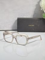 China Tm Ford TF6096-B Oversized Square Eyeglasses, Luxury Acetate Prescription Glasses for Women Men, Signature T Logo Optical Frame Multiple Colors Prescription for sale