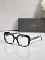 China Tm Ford TF6096-B Oversized Square Eyeglasses, Luxury Acetate Prescription Glasses for Women Men, Signature T Logo Optical Frame Multiple Colors Prescription for sale