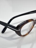 China Tm Ford TF6092-B Vintage Cat Eye Optical Glasses Frame for Women, Solid Acetate Eyewear with Iconic T Metal Logo, Prescription Ready, Made in Italy for sale