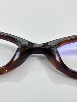 China Tm Ford TF6092-B Vintage Cat Eye Optical Glasses Frame for Women, Solid Acetate Eyewear with Iconic T Metal Logo, Prescription Ready, Made in Italy for sale