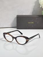 China Tm Ford TF6092-B Vintage Cat Eye Optical Glasses Frame for Women, Solid Acetate Eyewear with Iconic T Metal Logo, Prescription Ready, Made in Italy for sale