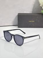 China Tm Ford Round Retro Sunglasses for Women Men, Solid Acetate Frame, Signature Gold T Logo on Temple, UV400 Protection, Fashion Designer Shades, Multiple Lens & Frame Colors Available FT1097 for sale