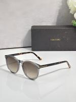 China Tm Ford Round Retro Sunglasses for Women Men, Solid Acetate Frame, Signature Gold T Logo on Temple, UV400 Protection, Fashion Designer Shades, Multiple Lens & Frame Colors Available FT1097 for sale