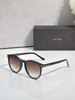 China Tm Ford Round Retro Sunglasses for Women Men, Solid Acetate Frame, Signature Gold T Logo on Temple, UV400 Protection, Fashion Designer Shades, Multiple Lens & Frame Colors Available FT1097 for sale