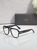 China Tm Ford Retro Double Bridge Aviator Optical Eyeglass Frame for Men, Hand Polished Acetate Full Rim Frame, Iconic T Logo on Temple, Clear Demo Lenses, Fashion Prescription Ready Eyewear Prescription for sale