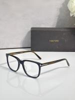 China Luxury Tom Ford Premium Acetate Square Full-Rim Eyeglasses Frame with Iconic T Logo for Prescription Optical Glasses TF6080-B for sale