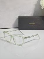 China Luxury Tom Ford Premium Acetate Square Full-Rim Eyeglasses Frame with Iconic T Logo for Prescription Optical Glasses TF6080-B for sale