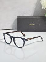 China Tom Ford Round Cat Eye Optical Eyeglasses Frame with Premium Hand Polished Acetate and Iconic T Metal Logo Temple Prescription for sale