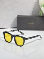 China Retro Square Thick Frame Sunglasses, Luxury Acetate UV400 Protection Unisex Shades with Signature T Logo FT1326 for sale