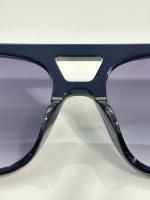 China Vintage Double Bridge Square Sunglasses for Men Women, Retro Aviator Acetate Frame UV400 Protection Fashion Shades Multi Color Lenses TF1338 Prescription for sale