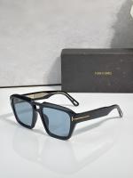 China Tm Ford Square Double Bridge FT1202 Sunglasses, Premium Acetate Frame UV Protection Polarized Lens Unisex Retro Pilot Style Eyewear for Driving Travel Prescription for sale