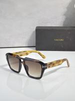 China Tm Ford Square Double Bridge FT1202 Sunglasses, Premium Acetate Frame UV Protection Polarized Lens Unisex Retro Pilot Style Eyewear for Driving Travel Prescription for sale