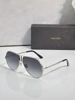 China TF1281 Luxury Tm Ford Pilot Aviator Sunglasses Double Bridge Metal Eyewear Gradient Lens Unisex Fashion Sun Glasses For Driving Beach Prescription for sale