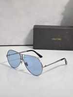 China TF1281 Luxury Tm Ford Pilot Aviator Sunglasses Double Bridge Metal Eyewear Gradient Lens Unisex Fashion Sun Glasses For Driving Beach Prescription for sale