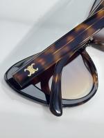 China CL40339U CL40339U Women Triomphe Cat Eye Sunglasses, Bold Oversized Acetate Frame Gold Triomphe Logo Temple UV400 Protection Retro Parisian Shades Multiple Lens Colors for sale