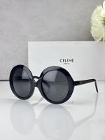 China Women Retro Large Round Sunglasses, Thick Acetate Bold Circle Frame UV Protection Shades, Trendy Designer Style Statement Sunglasses for Holiday Daily Wear CL40345 for sale
