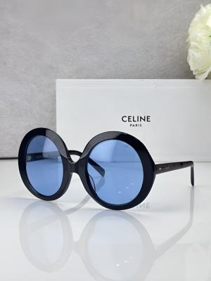 China Women Retro Large Round Sunglasses, Thick Acetate Bold Circle Frame UV Protection Shades, Trendy Designer Style Statement Sunglasses for Holiday Daily Wear CL40345 for sale