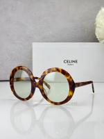 China Women Retro Large Round Sunglasses, Thick Acetate Bold Circle Frame UV Protection Shades, Trendy Designer Style Statement Sunglasses for Holiday Daily Wear CL40345 for sale