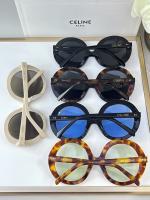 China Women Retro Large Round Sunglasses, Thick Acetate Bold Circle Frame UV Protection Shades, Trendy Designer Style Statement Sunglasses for Holiday Daily Wear CL40345 for sale