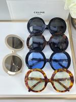 China Women Retro Large Round Sunglasses, Thick Acetate Bold Circle Frame UV Protection Shades, Trendy Designer Style Statement Sunglasses for Holiday Daily Wear CL40345 for sale