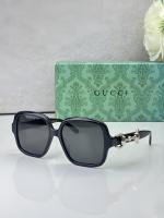 China GG2215S Vintage Retro Big Square Women Sunglasses with Metal Horsebit Ornament, Thick Acetate Frame UV Protection Gradient Sun Glasses, Luxury Designer Style Eyewear for Outdoor Vacation for sale