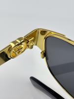 China Vintage Oval Metal Sunglasses for Women, Luxury Designer Y2K Small Cat Eye Shades, Interlocking Logo Retro Slim Frame UV400 Protection Fashion Sunglasses for Streetwear Party Travel GG2197S for sale