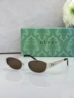 China Vintage Oval Metal Sunglasses for Women, Luxury Designer Y2K Small Cat Eye Shades, Interlocking Logo Retro Slim Frame UV400 Protection Fashion Sunglasses for Streetwear Party Travel GG2197S for sale