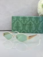 China Luxury Retro Geometric Hexagon Sunglasses Women | Engraved Monogram Metal Temple UV400 Polarized Shades, High-End Designer Fashion Eyewear for Vacation & Daily Styling GG2032SK for sale