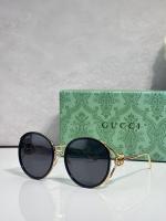 China Vintage Round Oversized Sunglasses for Women, Luxury Designer Metal Frame Sun Glasses with Interlocking G Logo, UV400 Gradient Lens Fashion Eyewear for Travel Party Daily Wear GG1622 for sale