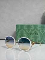 China Vintage Round Oversized Sunglasses for Women, Luxury Designer Metal Frame Sun Glasses with Interlocking G Logo, UV400 Gradient Lens Fashion Eyewear for Travel Party Daily Wear GG1622 for sale
