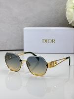 China DSGTA753UCR Elegant Rimless Cut Edge Octagonal Sunglasses Ladies Hollow Logo Metal Temple Gradient Tint Lens UV400 Luxury Fashion Sunglasses Prescription for sale