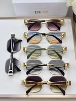 China DSGTA753UCR Elegant Rimless Cut Edge Octagonal Sunglasses Ladies Hollow Logo Metal Temple Gradient Tint Lens UV400 Luxury Fashion Sunglasses Prescription for sale