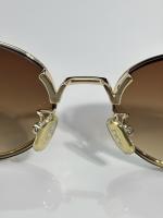 China PETIT CD B2U Women Vintage Oval Sunglasses Luxury Metal Frame Gradient Lens Designer Sunglasses Retro Small Oval Shades UV400 Protection Fashion Eyewear for Daily Travel Party for sale