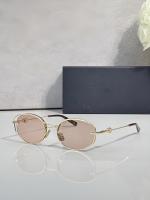 China Trendy Vintage Small Oval Sunglasses for Ladies, Thin Metal Frame CD Logo Hinge Decor UV Protection Sunglasses, Elegant Fashion Eyewear for Beach Driving Shopping Prescription for sale