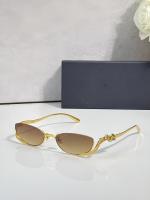 China Vintage Y2K Rimless Oval Sunglasses for Women, Luxury Metal Frame Decorative Buckle Temple Eyewear, Retro Cat Eye Shades UV400 Protection Trendy Street Style Sun Glasses for sale