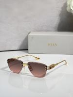 China Luxury Frameless Cut Edge Sunglasses for Men Women, Retro Geometric Rimless Metal Temple Sunglasses, UV400 Gradient Color Lens, High-end Fashion Street Style Eyeglasses for Party Driving DTS197 for sale