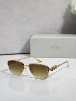 China Luxury Frameless Cut Edge Sunglasses for Men Women, Retro Geometric Rimless Metal Temple Sunglasses, UV400 Gradient Color Lens, High-end Fashion Street Style Eyeglasses for Party Driving DTS197 for sale