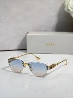 China Luxury Frameless Cut Edge Sunglasses for Men Women, Retro Geometric Rimless Metal Temple Sunglasses, UV400 Gradient Color Lens, High-end Fashion Street Style Eyeglasses for Party Driving DTS197 for sale