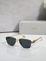 China Luxury Frameless Cut Edge Sunglasses for Men Women, Retro Geometric Rimless Metal Temple Sunglasses, UV400 Gradient Color Lens, High-end Fashion Street Style Eyeglasses for Party Driving DTS197 for sale