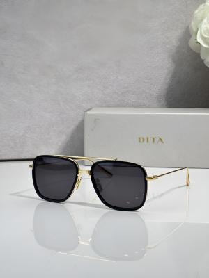 China Vintage Double Bridge Square Aviator Sunglasses, Luxury Designer DIT Inspired Sun Glasses, UV Protection Polarized Lenses, Thin Metal Temple Acetate Rim Eyewear for Men Women Streetwear Prescription for sale